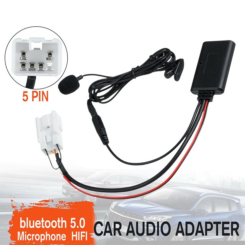 Roman-car bluetooth 5.0 o hifi kabel adapter mikro... – Grandado