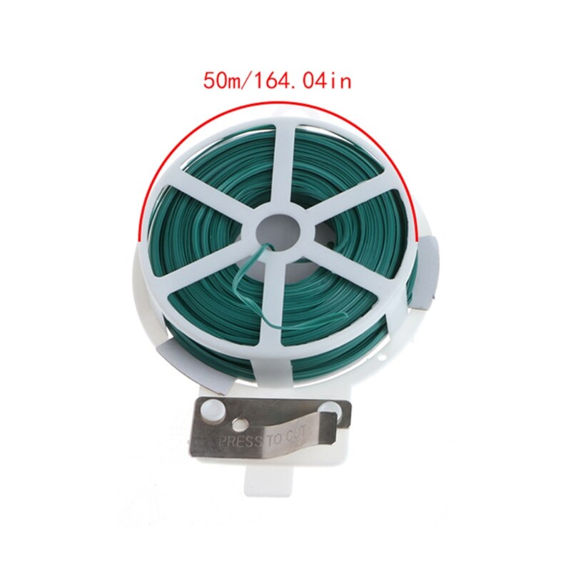 30M 50M Tuin Twist Tie Wire Cable Reel Met Cutter ... – Grandado
