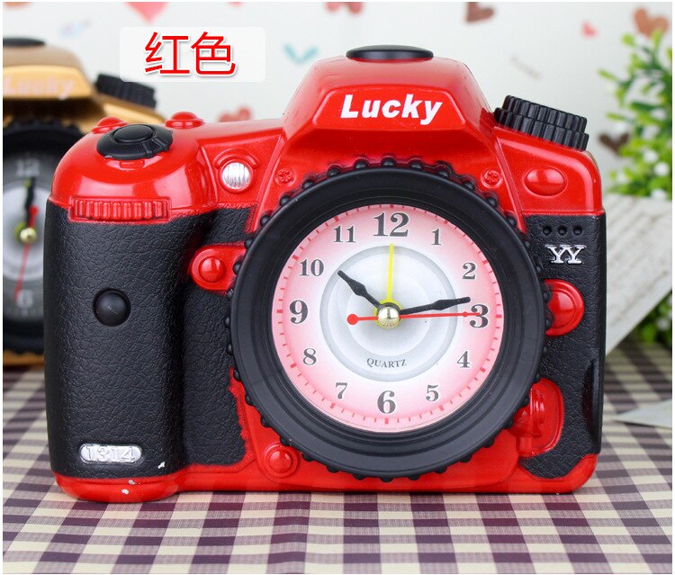 Cartoon Camera model Colorful Boys Alarm Clock Hom... – Vicedeal