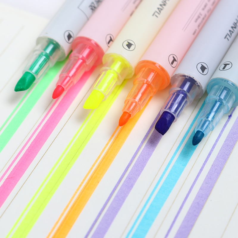 6pcs/set Japanese Stationery Zebra Mild Liner Doub... – Grandado