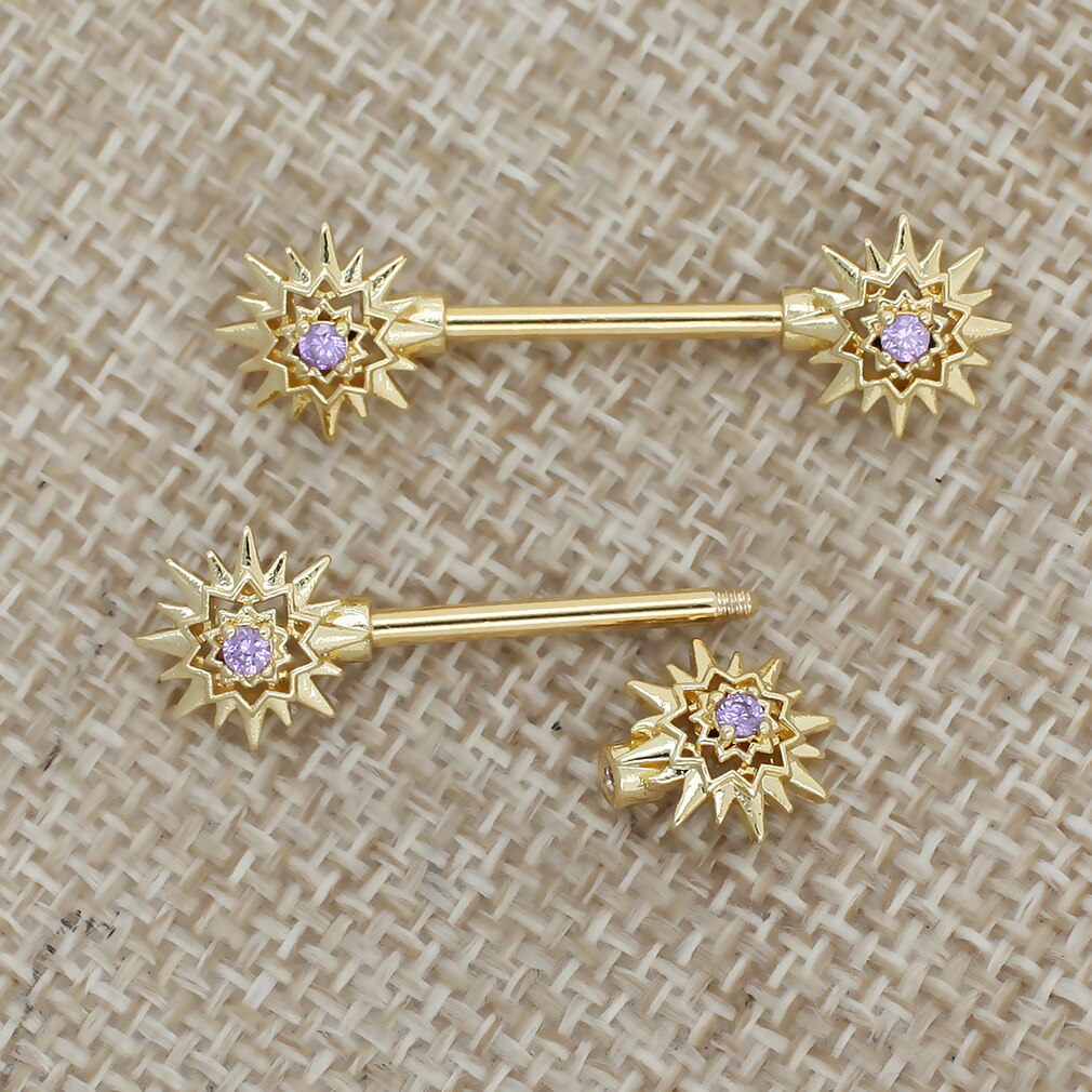 Musi 2 Pcs Tepel Ringen 14G 316L Chirurgisch Roest... – Grandado