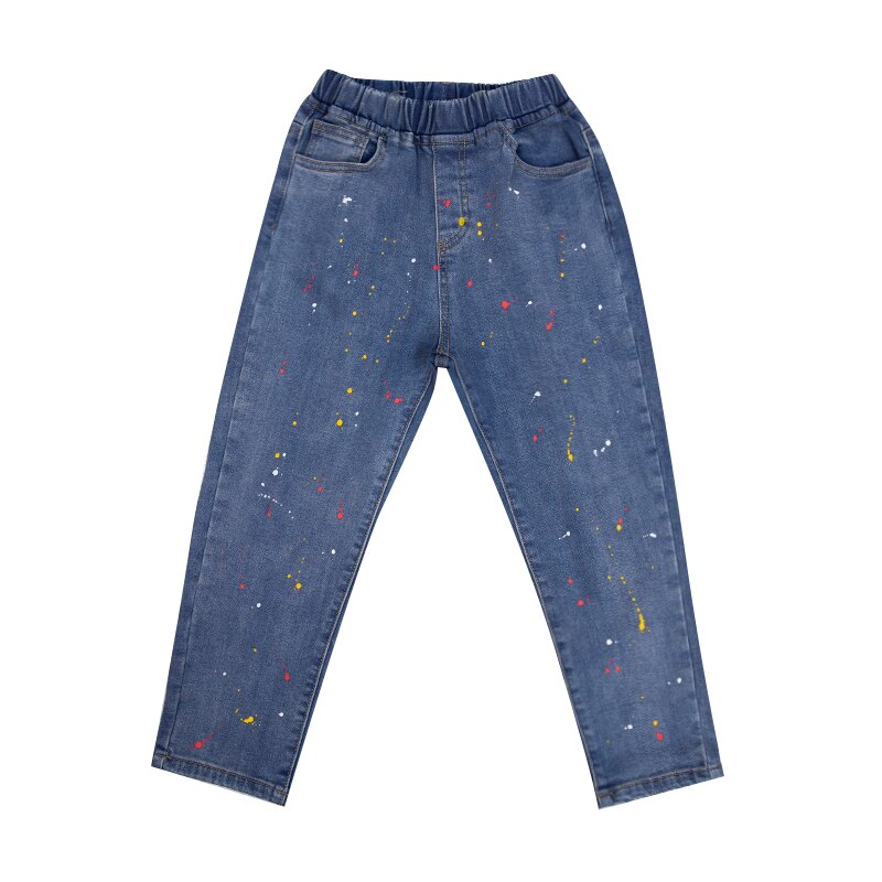Jeans Girl Painting Print Jeans For Girls Casual G... – Vicedeal