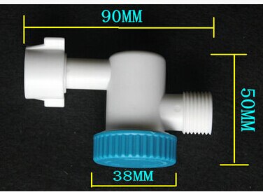 Toilet inlet valve 3 way valve toilet water filter – Grandado