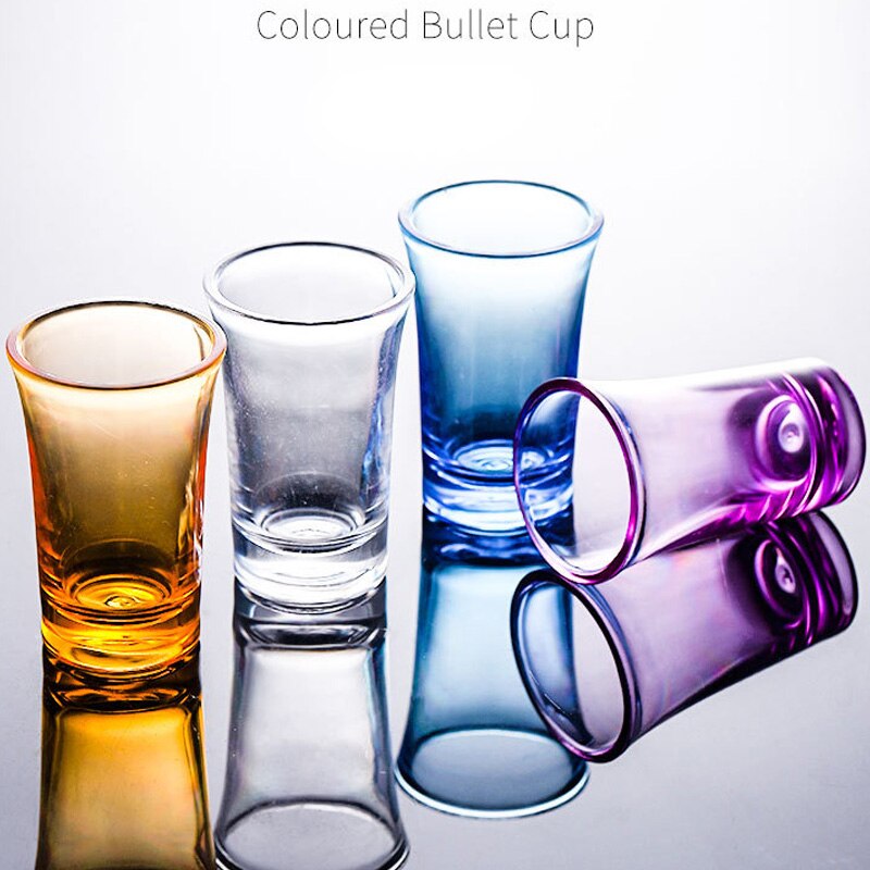 35ML Acrylic Bullet Cup Plastic White Wine Cup One... – Grandado
