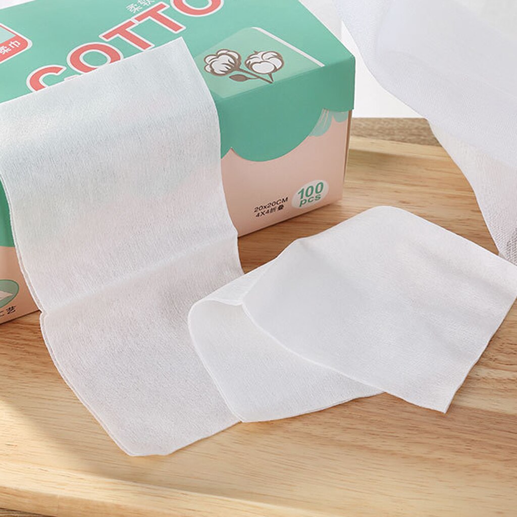100 Sheets Non-woven Fabric Disposable Cotton Beau... – Grandado