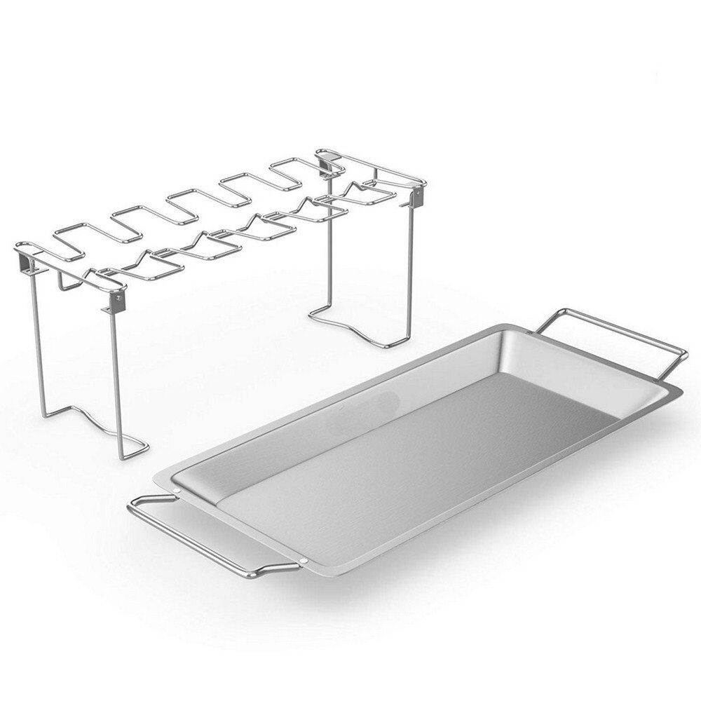 BBQ Grill Edelstahl Klapp Tragbaren Holzkohle Herd... – Vicedeal