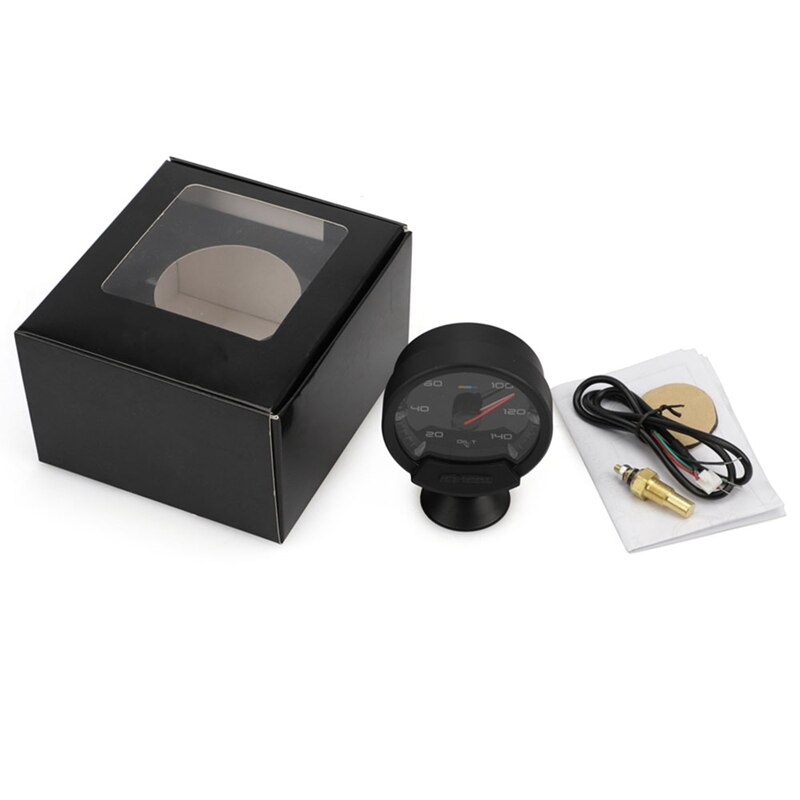 60mm 12V Led Pointer Type Car Modified Oil Temperature Meter with ...