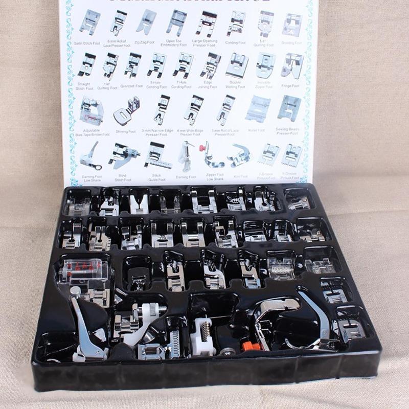 32 PCS Domestic Sewing tools Machine Foot Feet Sna... – Grandado
