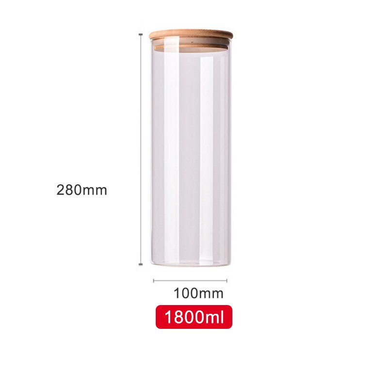 Récipient alimentaire en verre scellé à haute tene... – Grandado