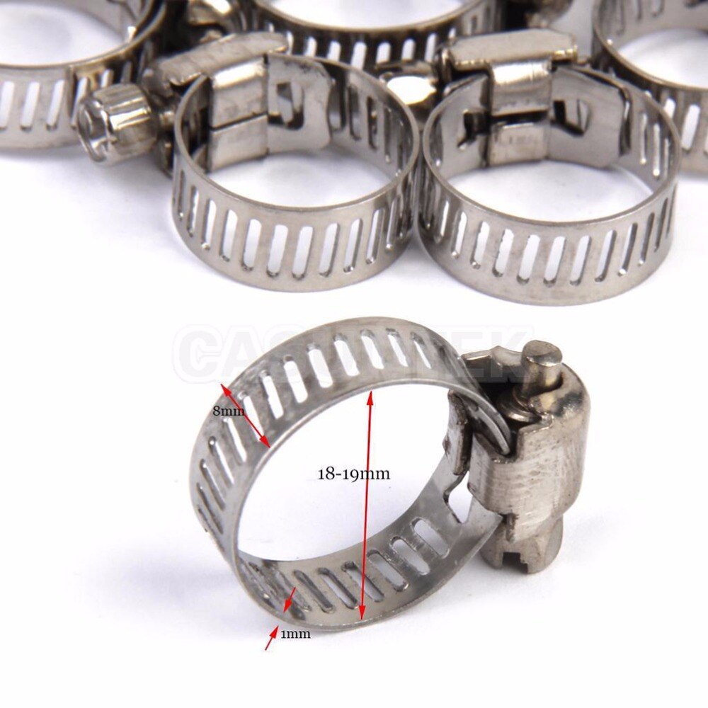 10Pc Stainless Steel Drive Hose Clamp Tri Clamp Ad... – Vicedeal