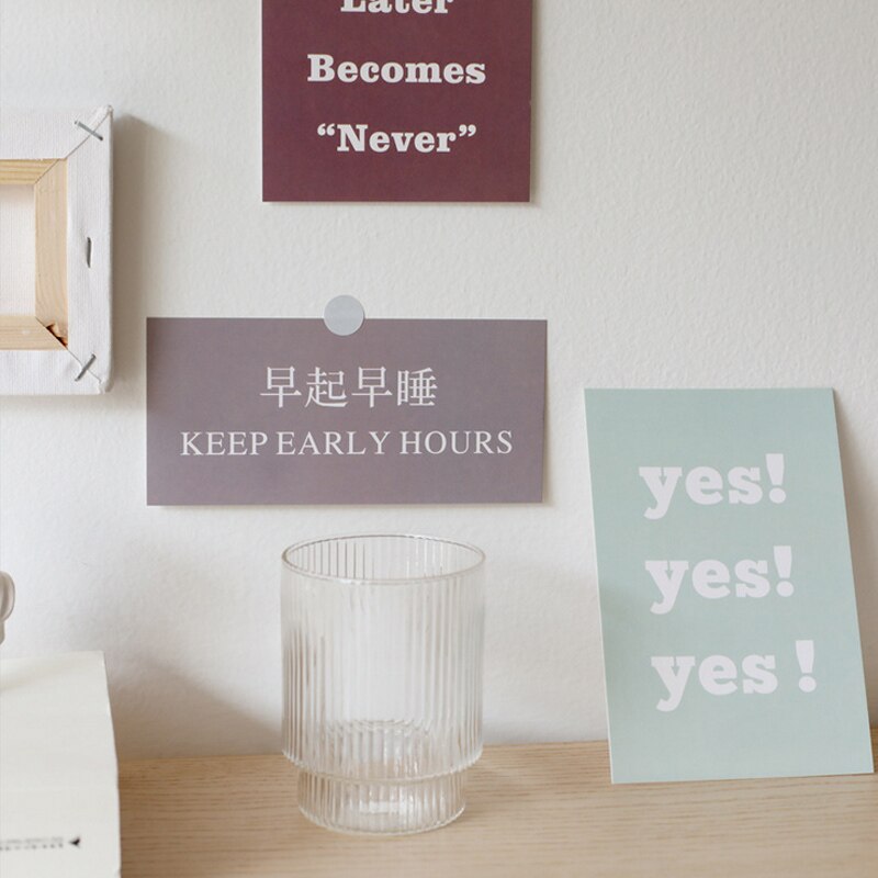 15 Sheets Inspirational Words Ins Wall Decorative ... – Grandado