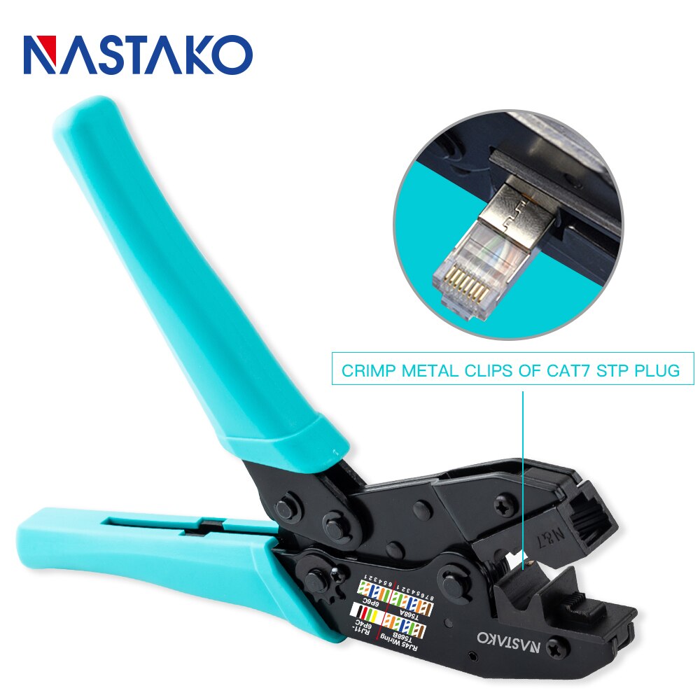 RJ45 Crimping Tool Cat7 RJ45 Crimper Cat7 Connecto... – Grandado