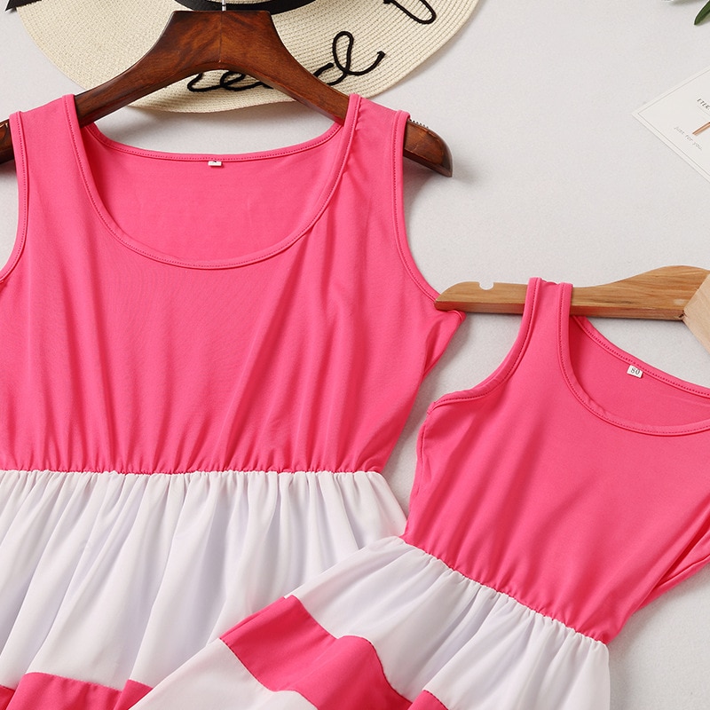 Mother Daughter Dress Family Look Plaid Dresses Mo... – Grandado