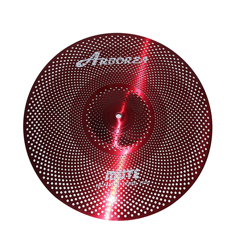 Arborea red Mute Cymbal 16" crash Cymbal for Drumm... – Grandado