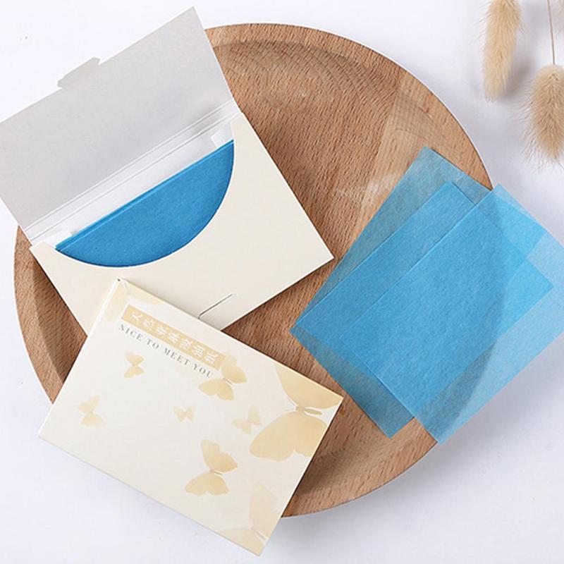 50sheets/pack Facial Oil Blotting Sheets Paper Cle... – Grandado