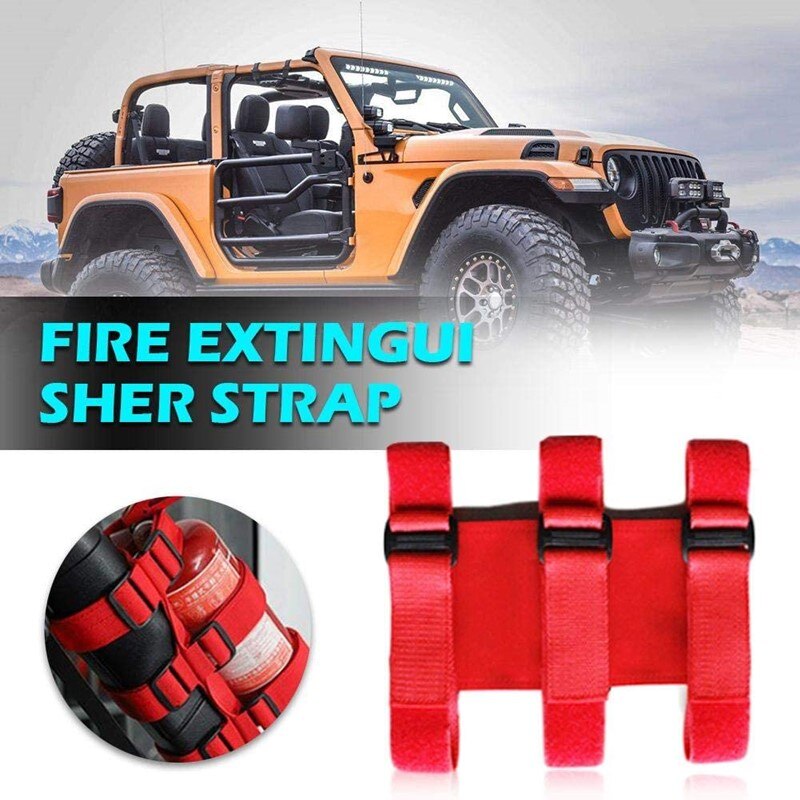 Adjustable Universal Car Auto Fire Extinguisher Bottle Fixed Holder For ...