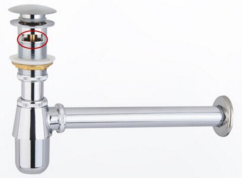 Chrome Finished Basin Pop up drain-pipe and drain ... – Grandado