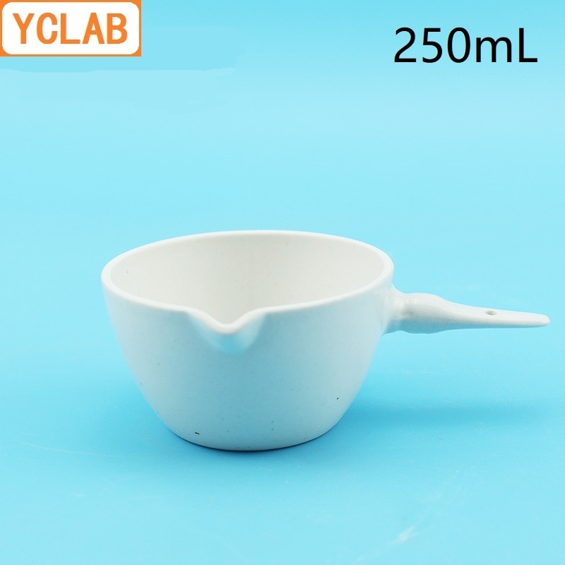 YCLAB 250mL Ceramic Evaporating Dish with Handle P... – Grandado