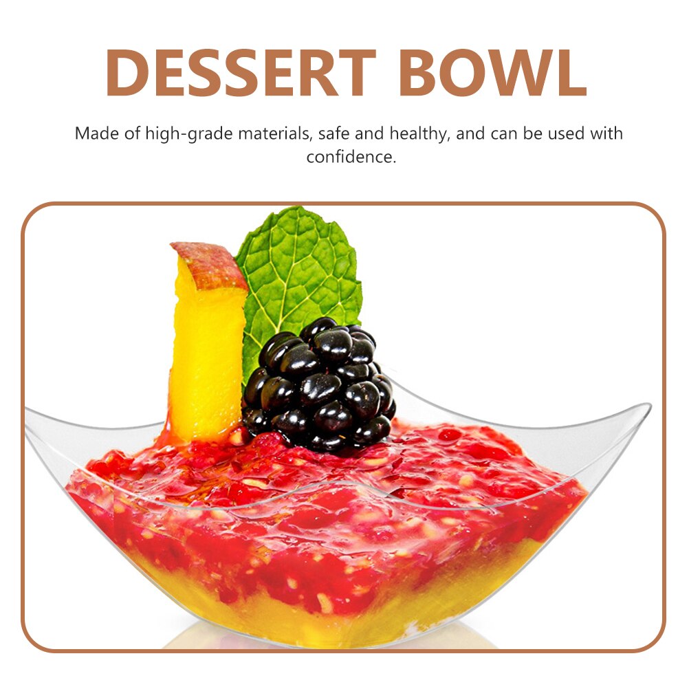 48Pcs Transparent Fruit Bowls Multi-function Ice C... – Vicedeal