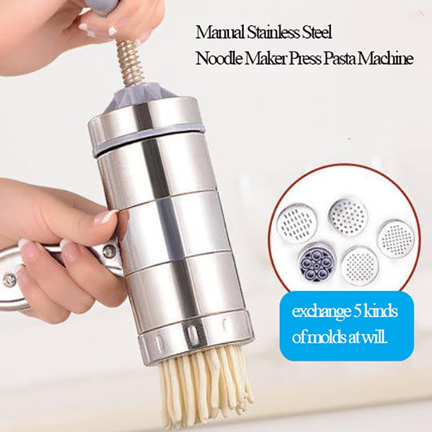 Manual Stainless Steel Noodle Maker Press Pasta Ma... – Grandado