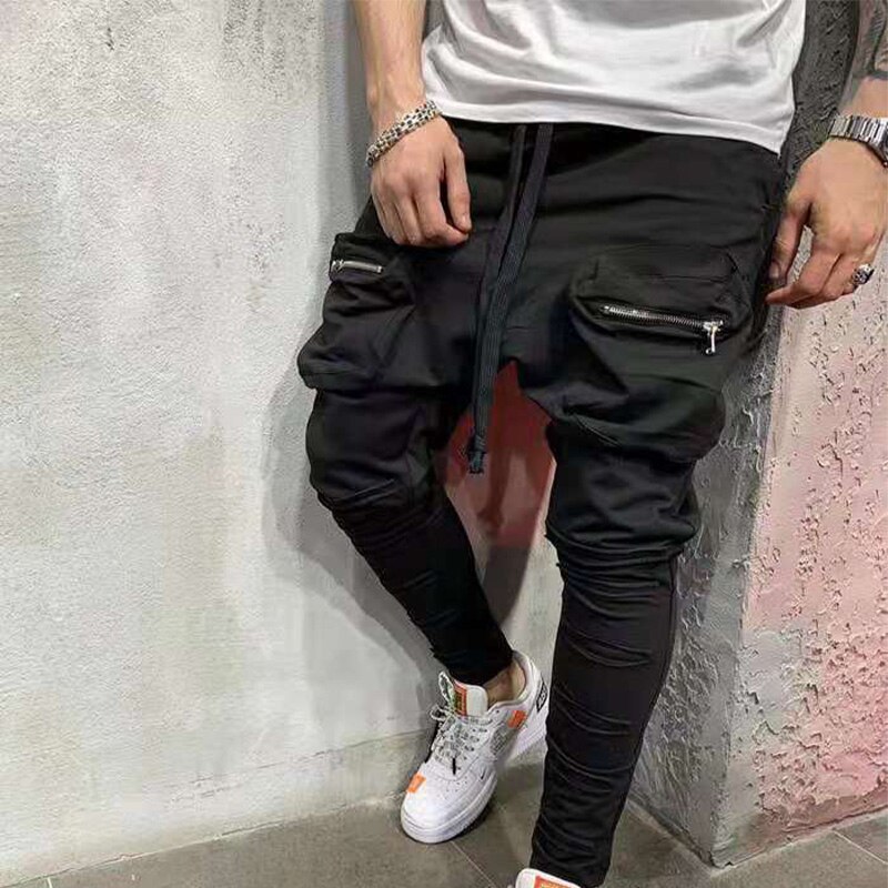 Male Hip Pop Pants Men Sweatpants Slacks Casual El... – Grandado