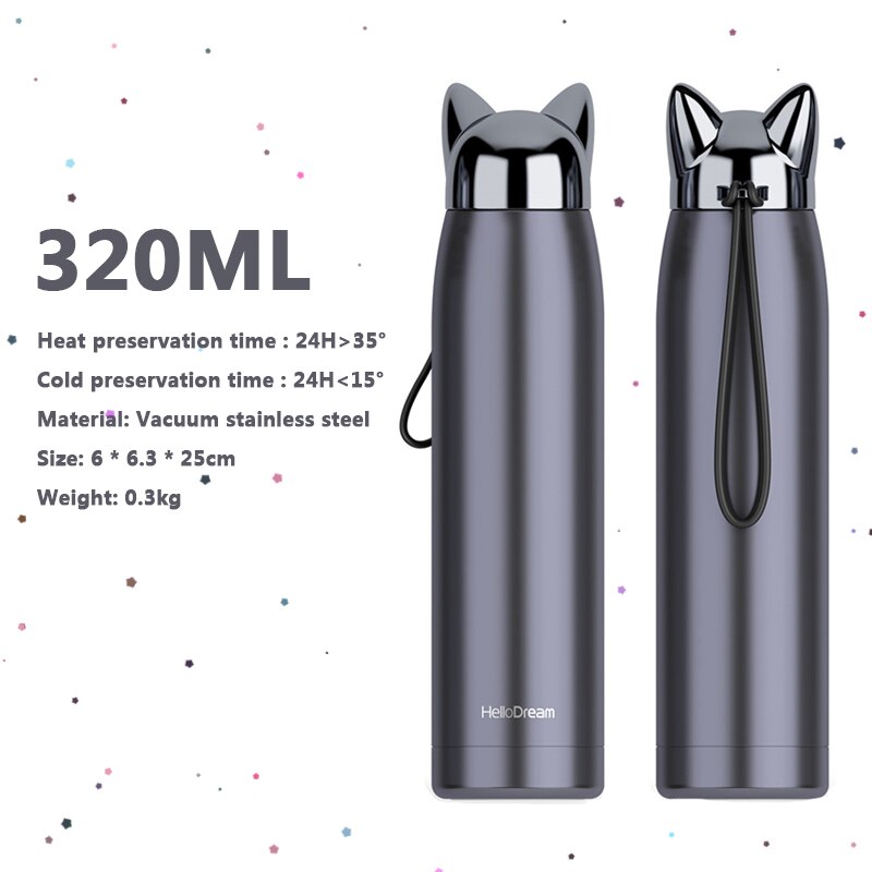 320ML Mini Coffee Vacuum Flasks Lovely Stainless S... – Grandado