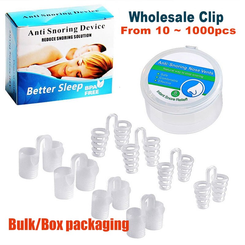 Pro Silicone Anti Snoring Nose Clip Device Relieve... – Grandado