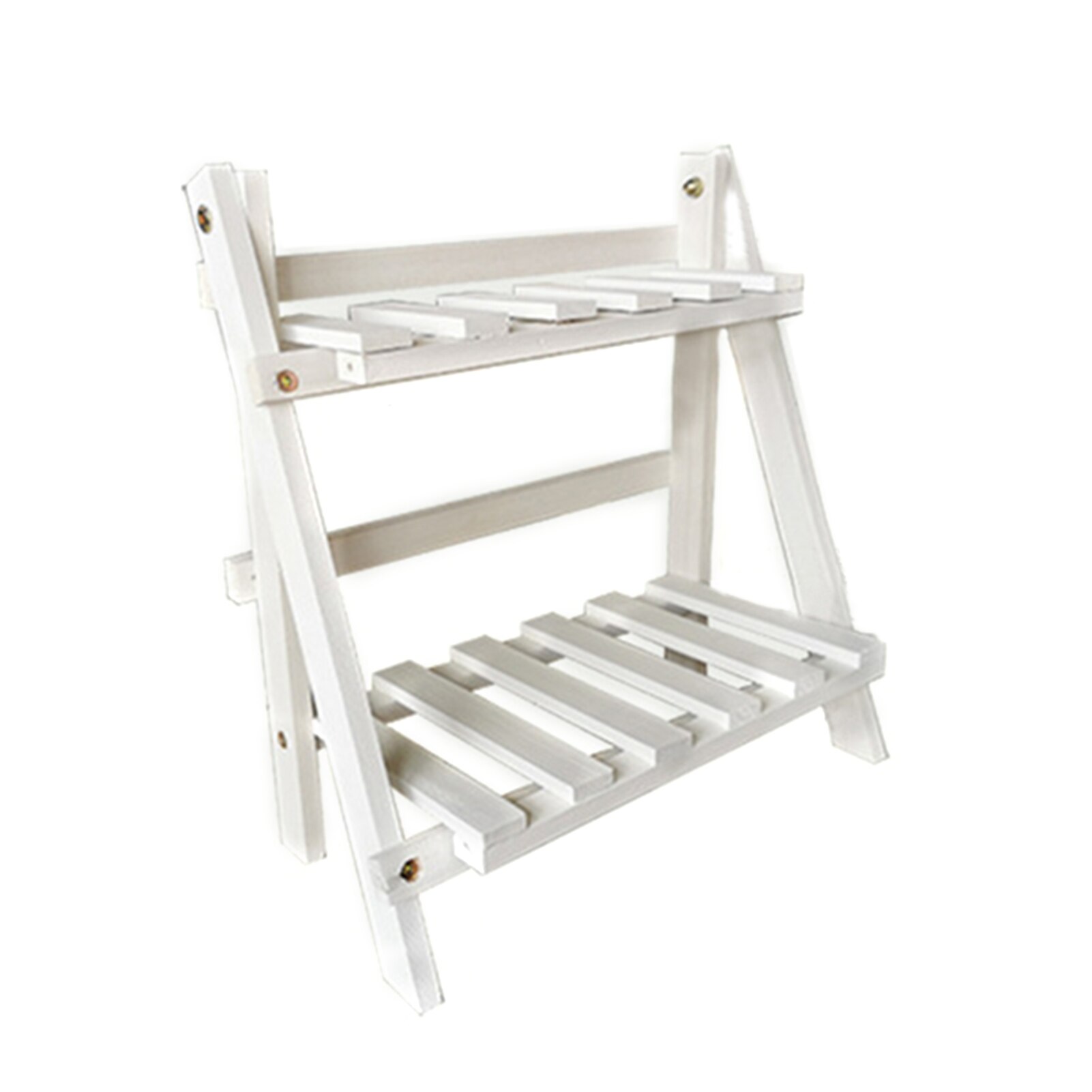 Small Wooden Plant Pot Display Stand 2 Tier Multif... – Vicedeal