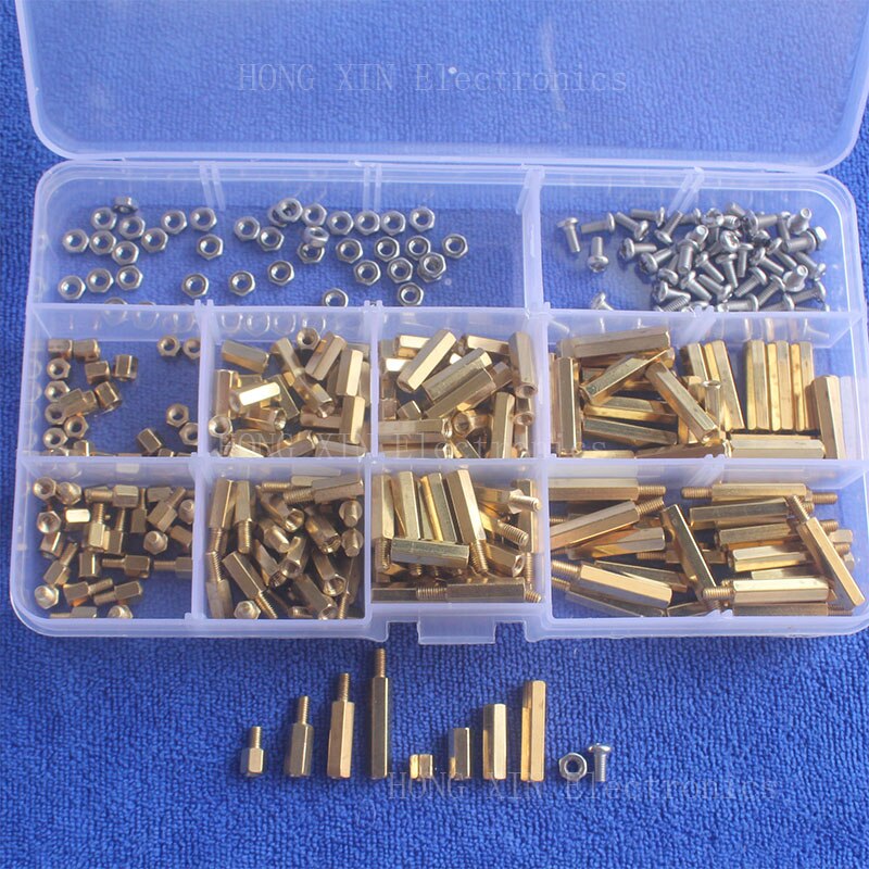 300Pcs/M3 PCB Threaded Female Brass Standoff Space... – Vicedeal