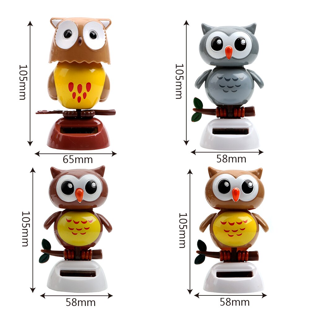 YOSOLO Cute Owl Bird Dancing Shaking Head Car Orna... – Grandado