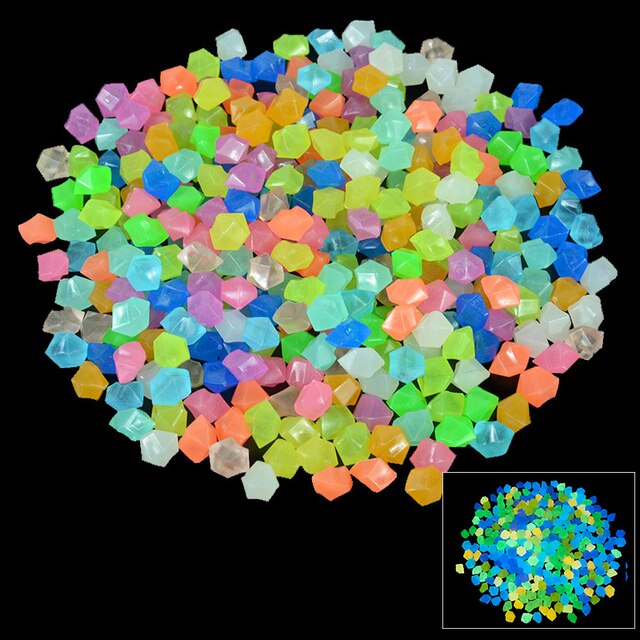 14MM Luminous Stones Glow in The Dark Pebbles Home... – Grandado