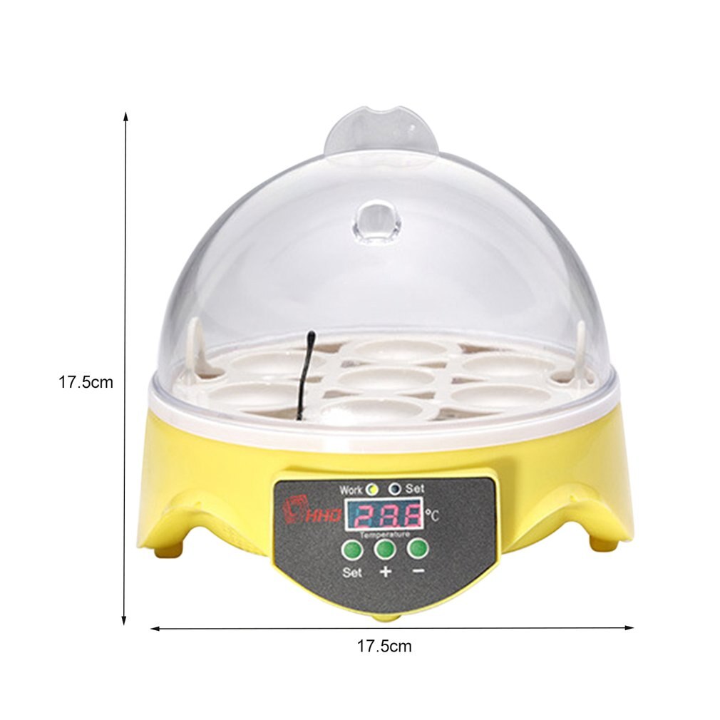 7 Eggs Incubator Plastic Digital Chicken Temperatu... – Grandado