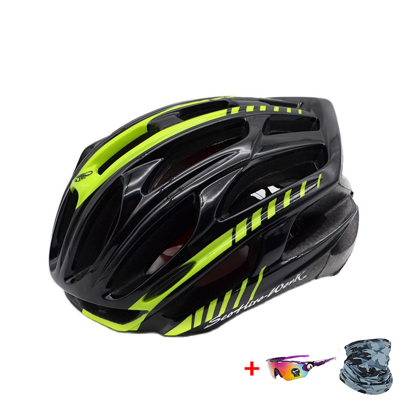 SCOHIRO-WORK Integrally-Molded Helmet Road Bicycle... – Vicedeal
