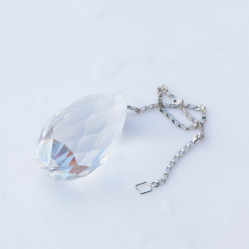 Glass Prism Crystal Pendant Real Shot Seven Color ... – Grandado