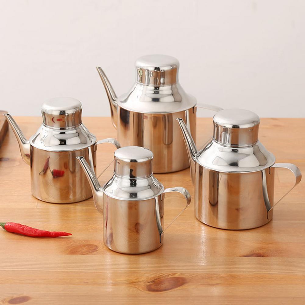 Oil Pot Stainless Steel Kitchen Oil Sauce Pot Cont... – Grandado
