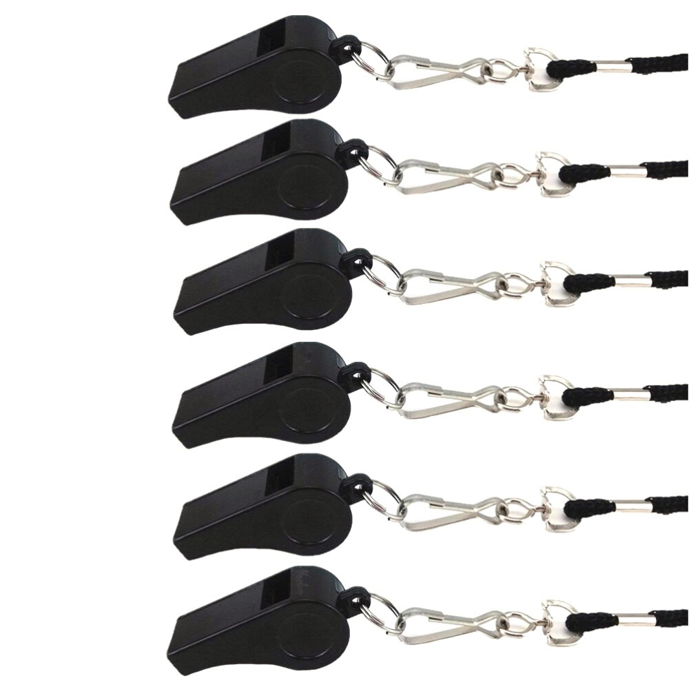 6Pcs Referee Whistle Whistles with Adjustable & Re... – Grandado