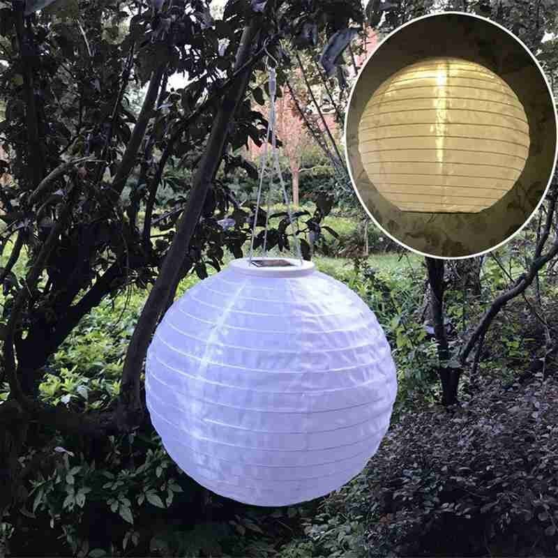 1/2pcs Solar Lampion Outdoor Chinese Paper Ball Ha... – Grandado