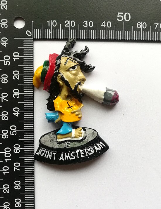 3D Resin Refrigerator Stickers Amsterdam Tourism S... – Grandado