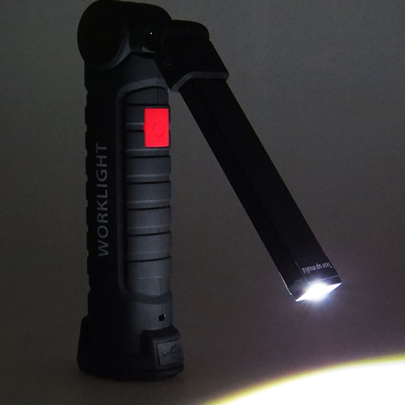 COB LED Rechargeable Work Light Magnet Flashlight ... – Vicedeal