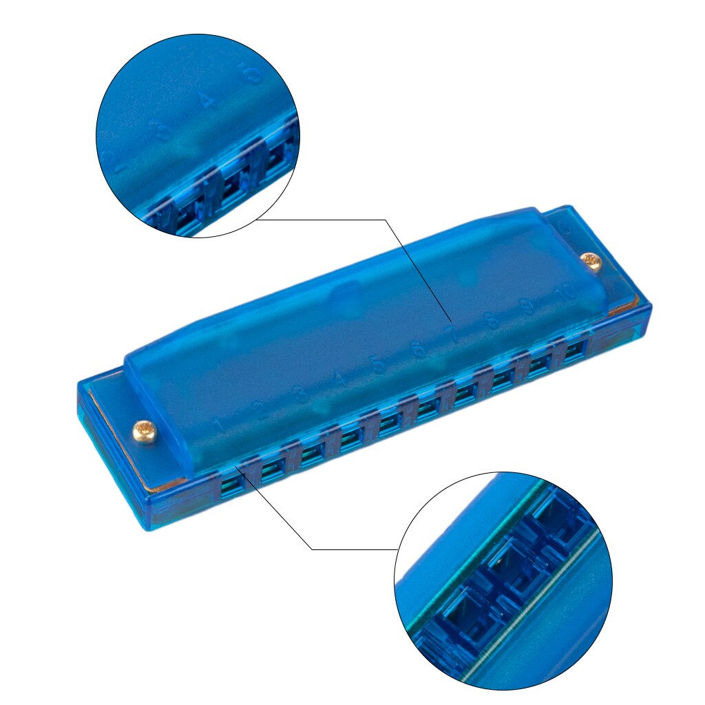 harmonica comb melodica C tune Plastic 10 holes ha... – Grandado