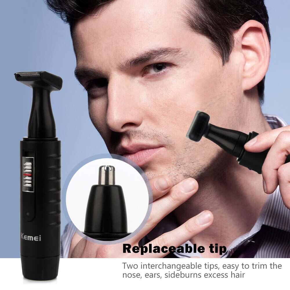 2 in 1 Electric Nose Trimmer Rechargeable Hair Tri... – Grandado