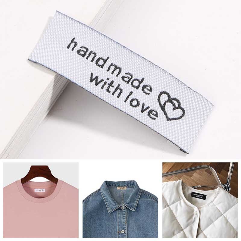 50Pcs/lot Handmade With Love Labels For Clothing T... – Vicedeal