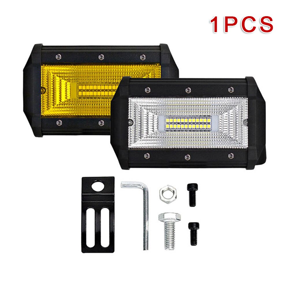Three Row 5 Inch 72W LED Light Bar Off-road Light ... – Grandado