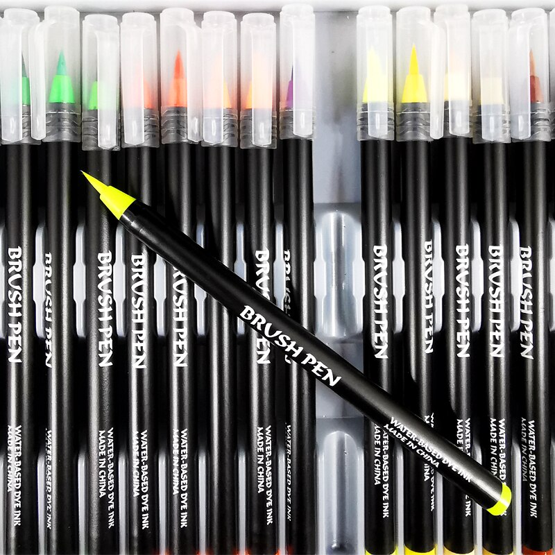 20Stck Farben Kunst Marker Stifte Aquarell Pinsel ... – Grandado