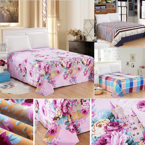 UK Volledige Hoeslaken Lakens 100% Poly Katoen 4 M... – Vicedeal