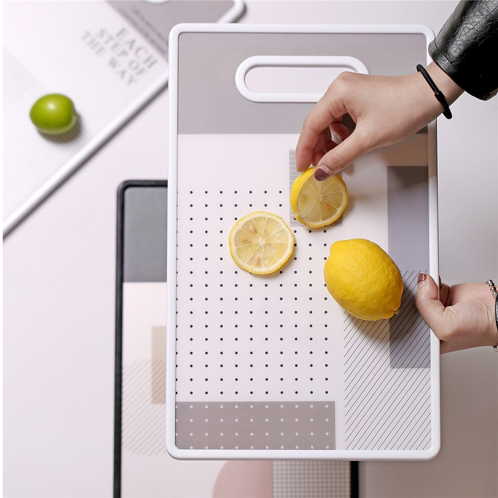 Chopping Blocks Board Plastic PP Wooden Rectangle ... – Vicedeal