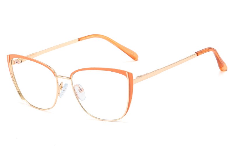 Peekaboo blue light retro spectacles women clear l... – Grandado