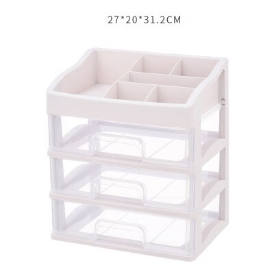 1/2/3 Tier Clear Plastic Makeup Organizer,Cosmetic... – Grandado