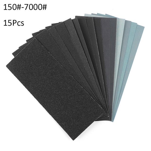 18pcs Wet Dry Sandpaper 150 To 7000 Grit Assortmen... – Grandado