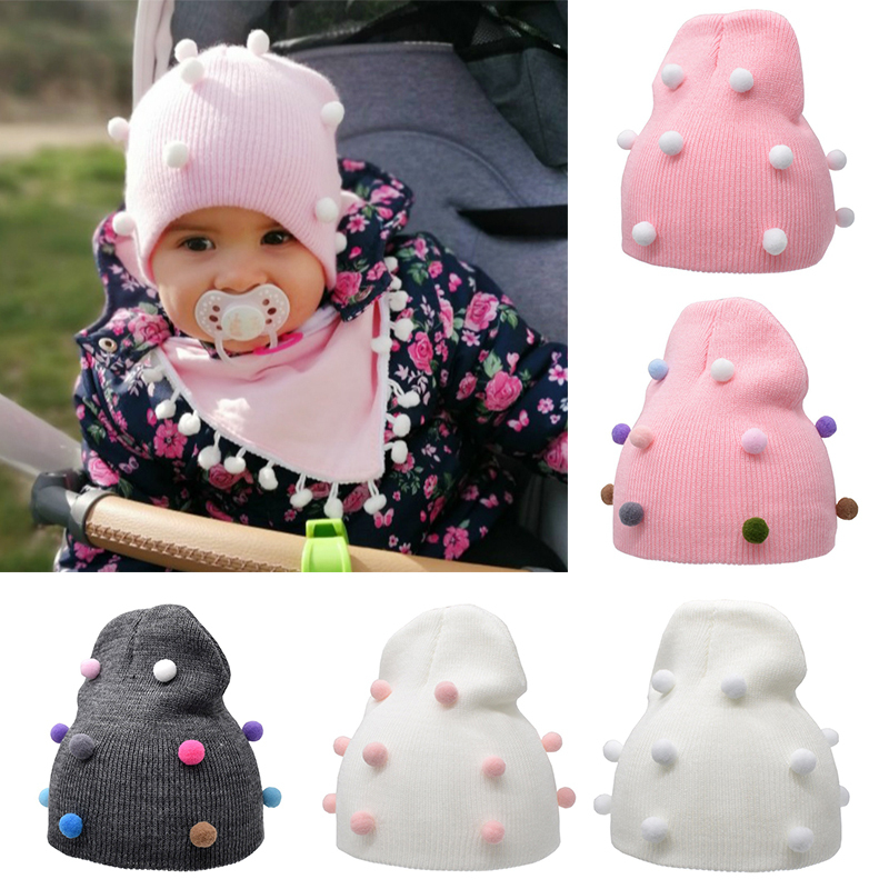 Neue Winter Herbst Baby Hut Warme Stricken Baby Mü... – Vicedeal
